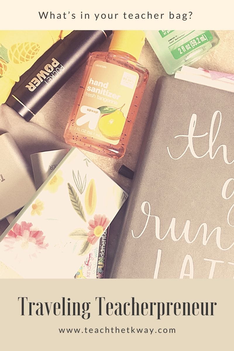 What's In My Bag? Teacher Edition - Teach The TK Way