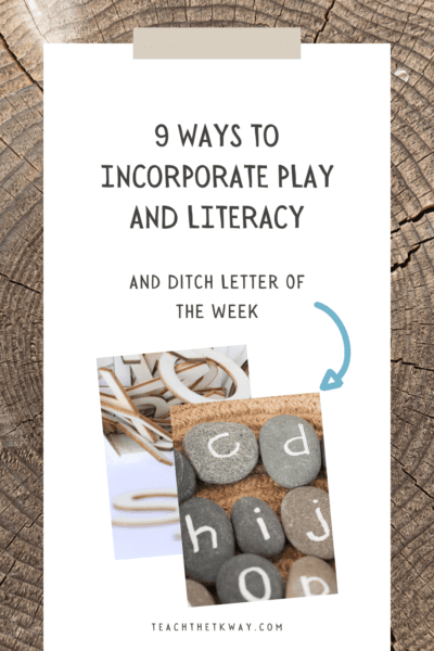 I Gave Up The Letter Of The Week (And You Can Too)! - Teach The TK Way