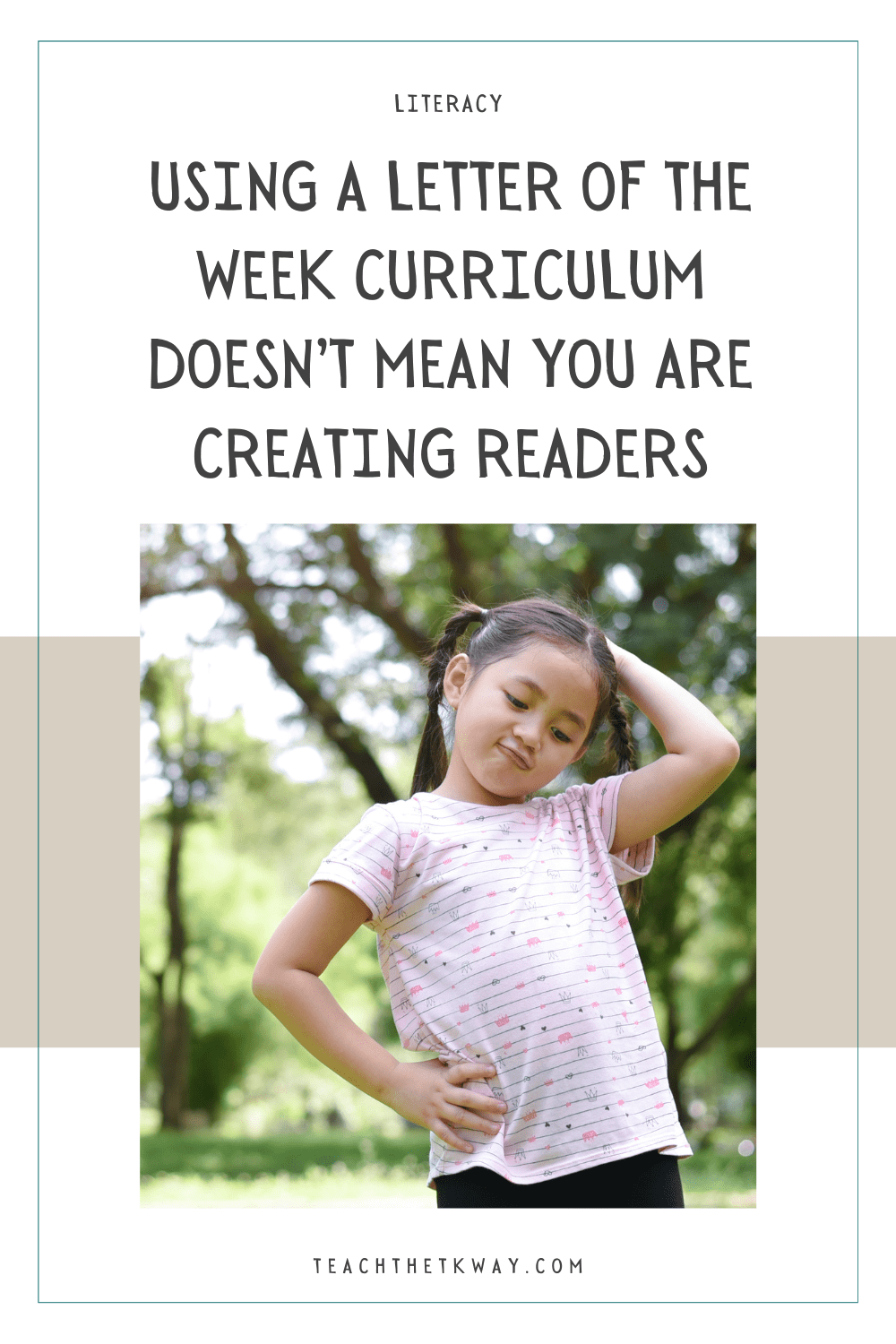 I Gave Up The Letter Of The Week (And You Can Too)! - Teach The TK Way